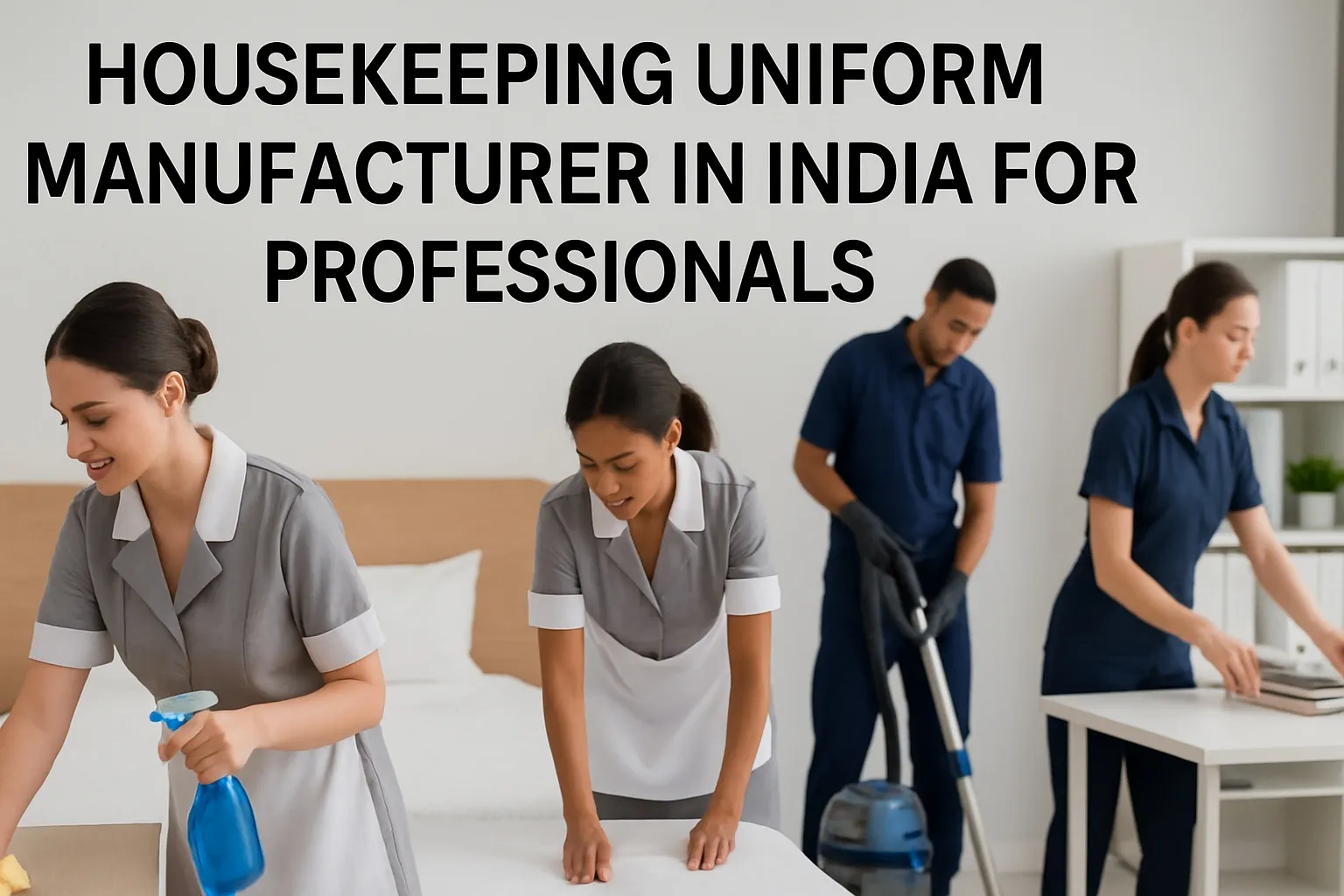 Housekeeping Uniform Manufacturer in India for Professionals - Colour_land